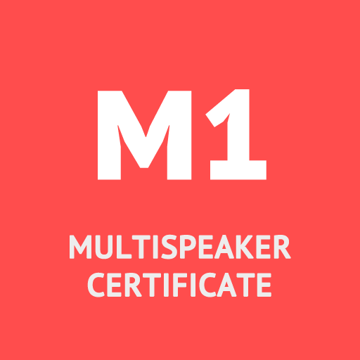 Додатки – Multispeaker Certificate